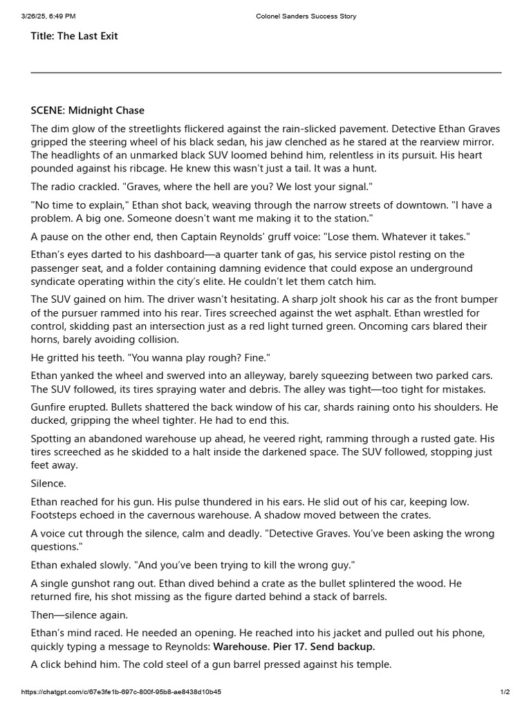 Colonel Sanders Success Story | PDF | Motor Vehicle | Vehicles