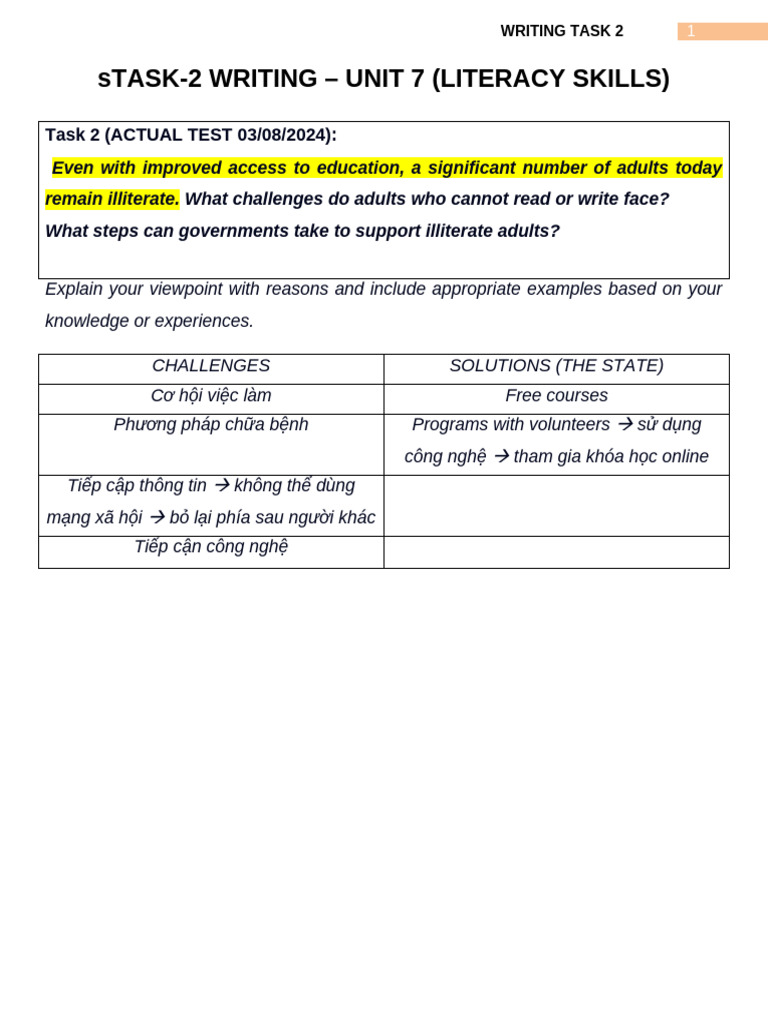 Form No 2 Homework - Unit 7 - Copy | PDF