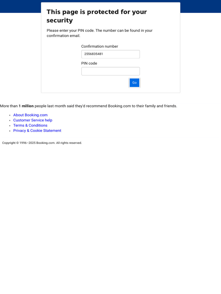 Booking Confirmation | PDF