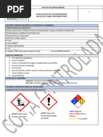 Cuso4 (5h2o) Ficha de Seguridad | PDF | Cobre | Magnesio