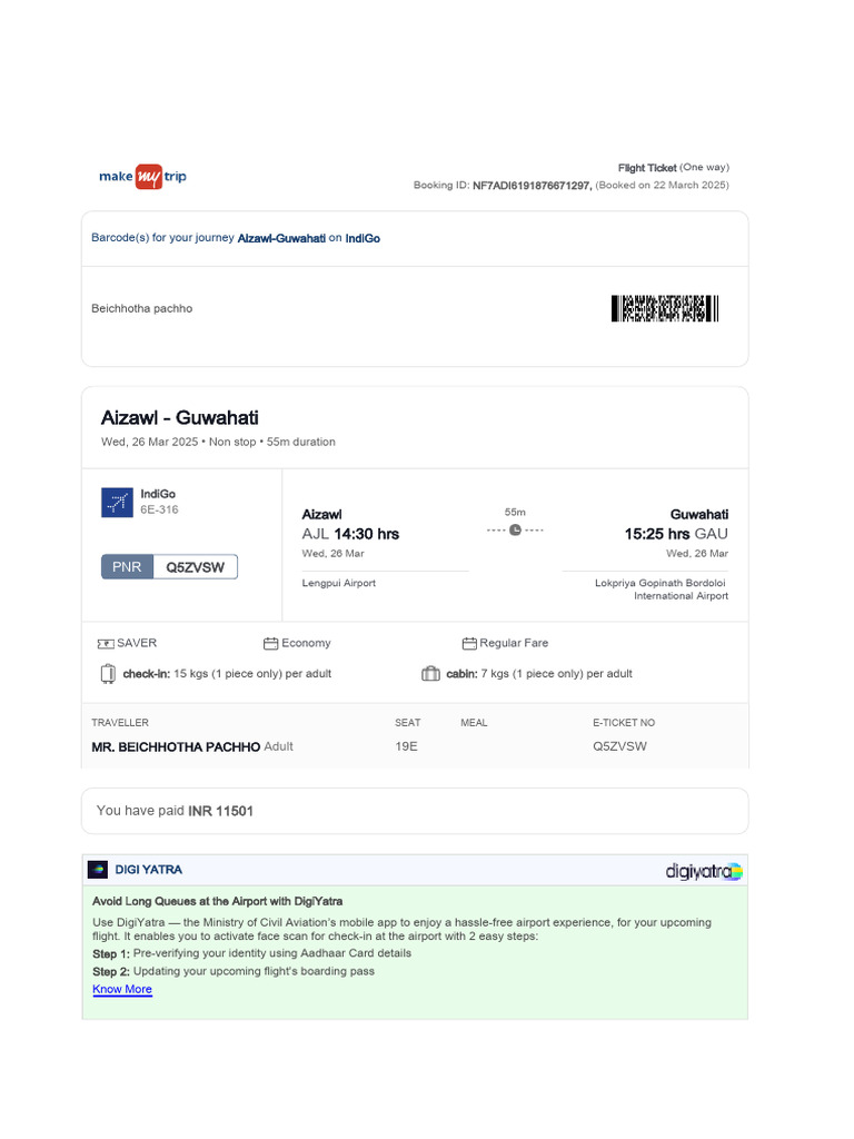 Open NF7ADI6191876671297.ETicket | PDF | Transport | Aviation