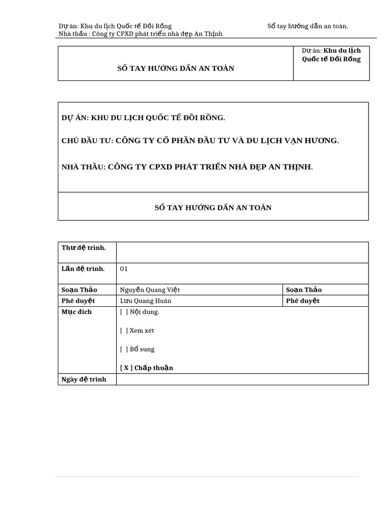 8.3.so Tay Huong Dan An Toan | PDF