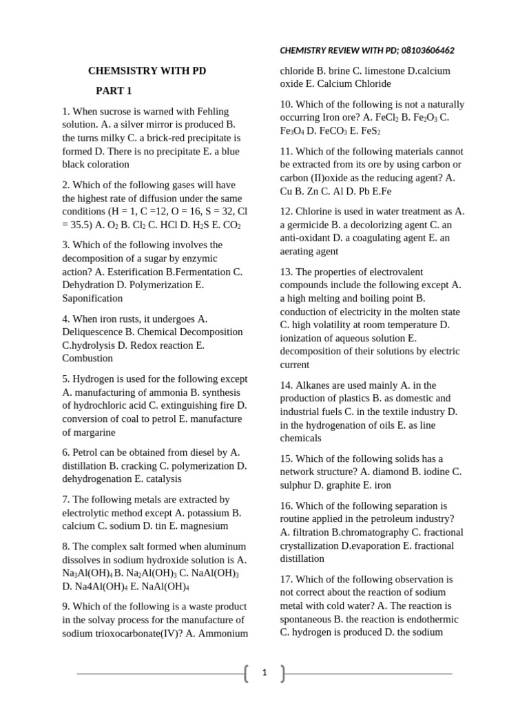 CHEMISTRY WITH PD | PDF | Chemical Bond | Oxide