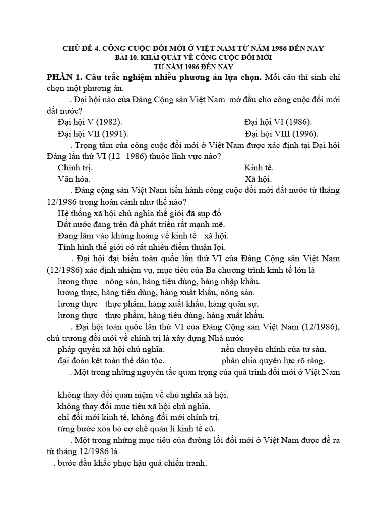 Đề Bài 1011 | PDF