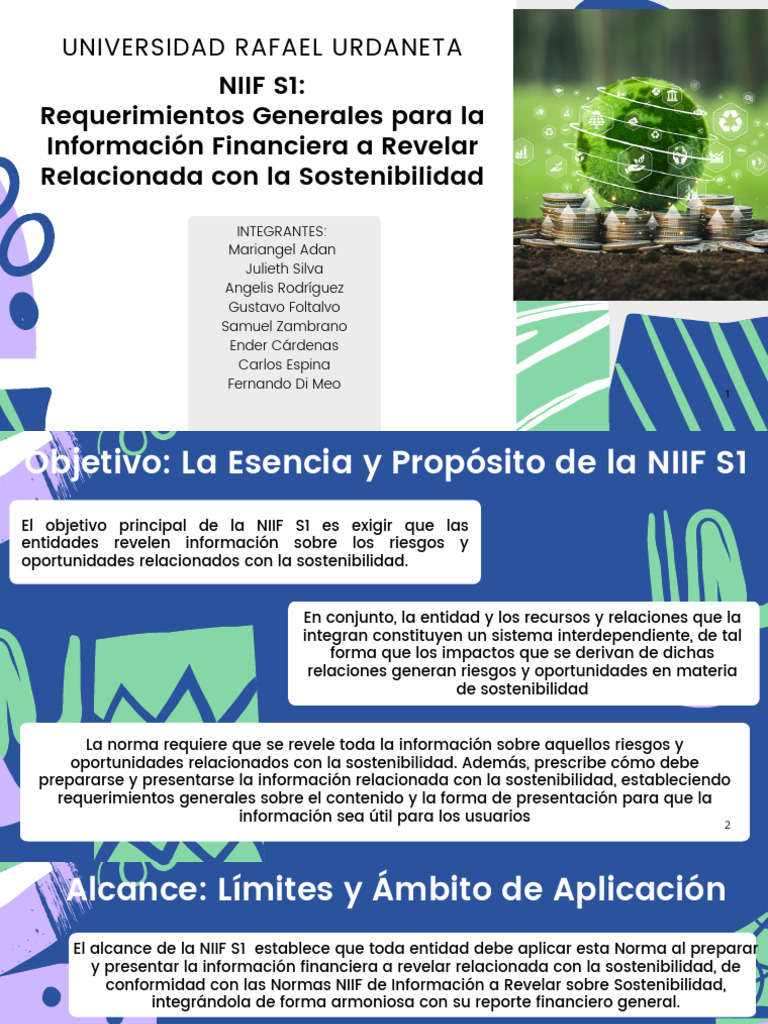 Azul, Lila y Verde Con Patrones de Formas Abstractas Programa de La Materia en Blanco ...