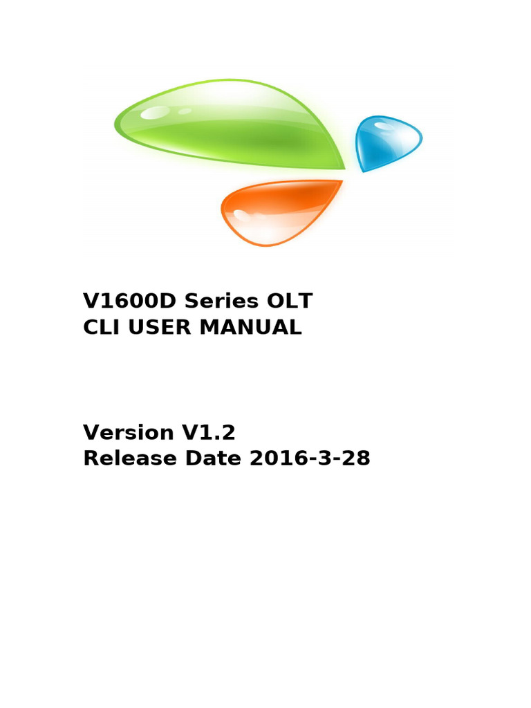 v1600d Series Olt | PDF | Command Line Interface | Ip Address