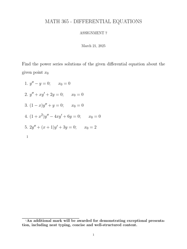 Assignment 7 PDF | PDF