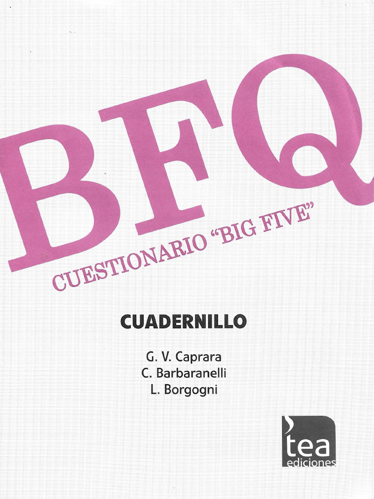 BFQ | PDF