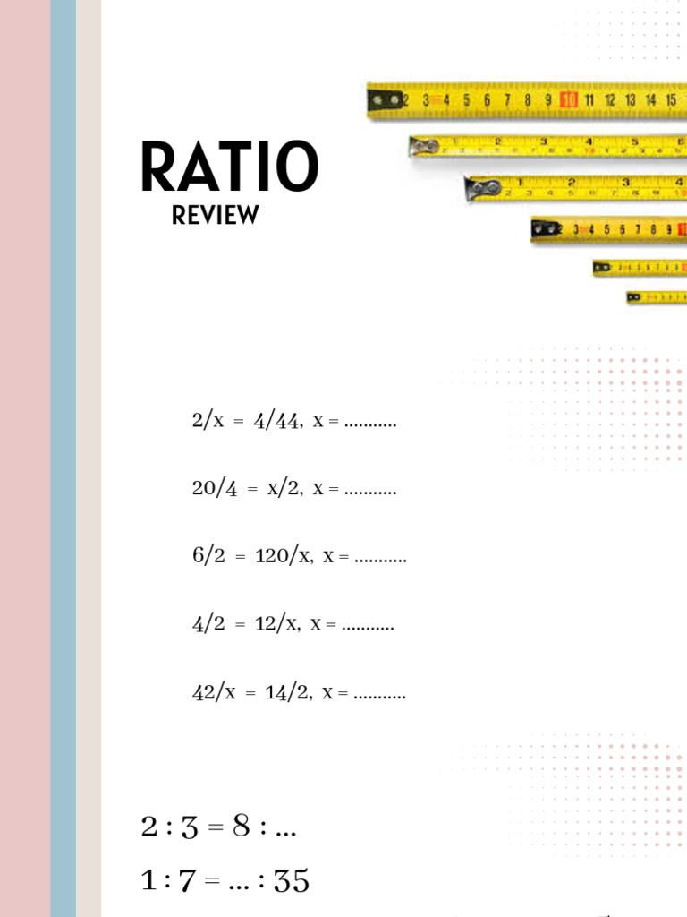 Ratio Practice Grade 6 | PDF