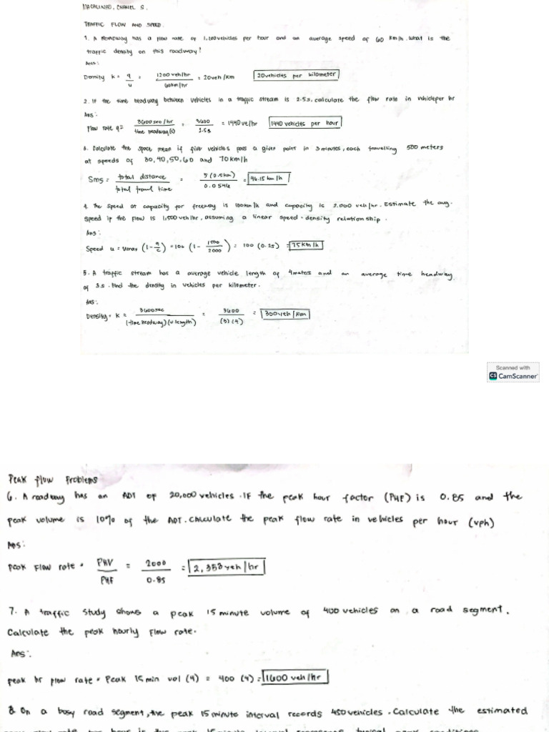 Problem Set Traffic Engineering | PDF