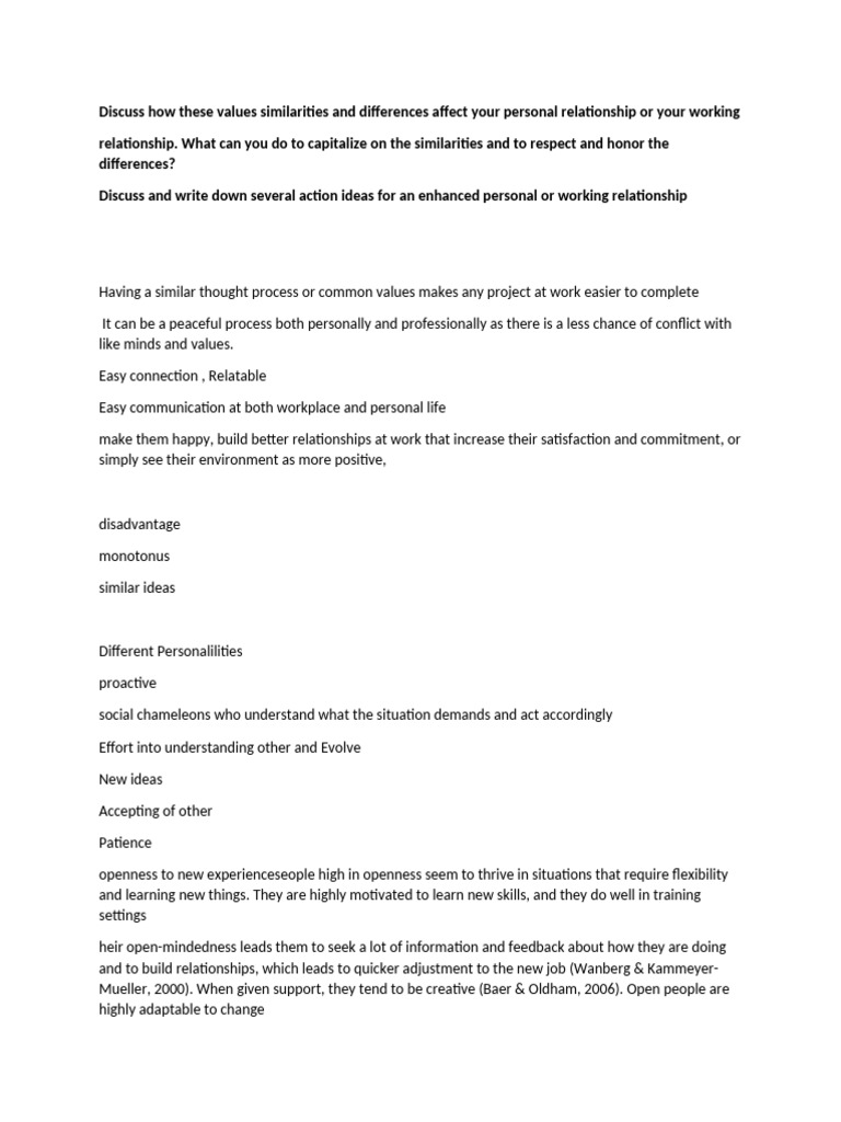 Similarity and Differences | PDF