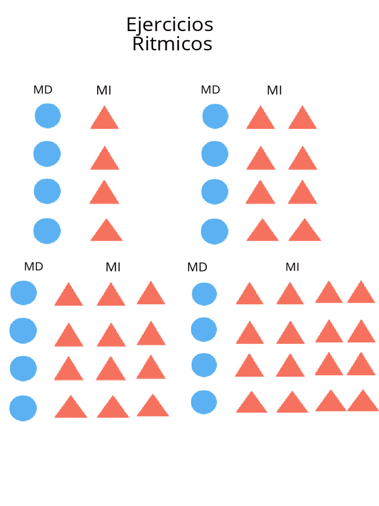 Ejercicios Rítmos 1 | PDF