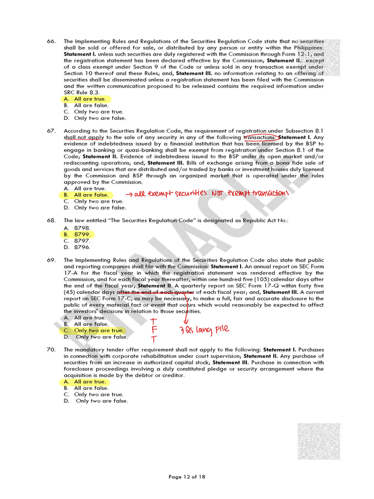 FAR - Pinnacle Oct2024 1st PB Anskey | PDF | Privacy | Securities (Finance)