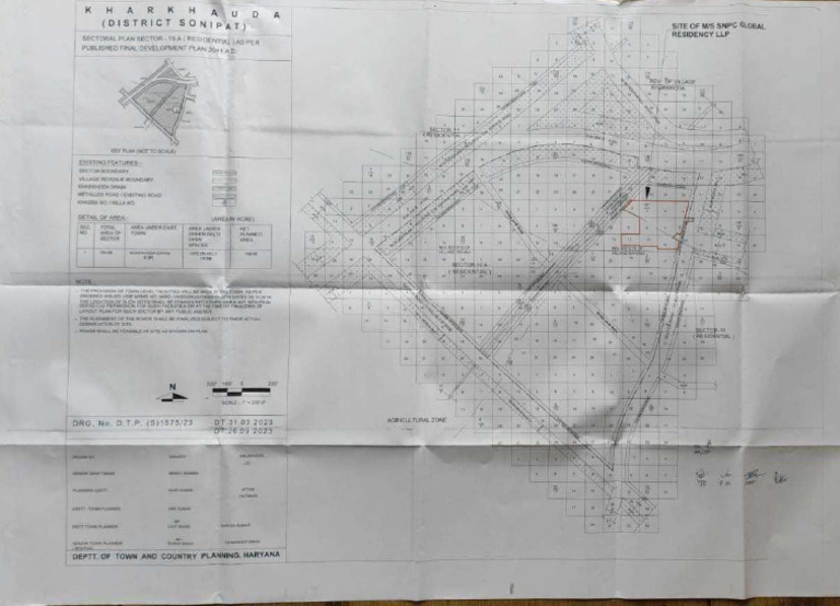 Kharkhauda Sector 10A Plan | PDF