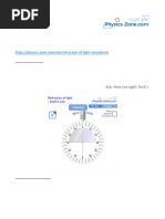 Measuring Light Refraction with Protractor | PDF
