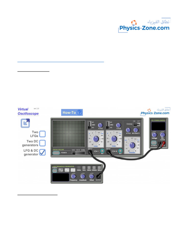simulation_manual_virtual_oscilloscope_en | PDF | Amplitude | Power Supply
