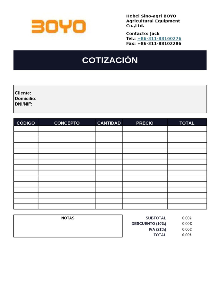 Ejemplos de Cotizaciones en Word - (4) 2 | PDF