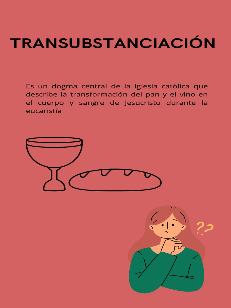 Transubstanciación en la Eucaristía | PDF