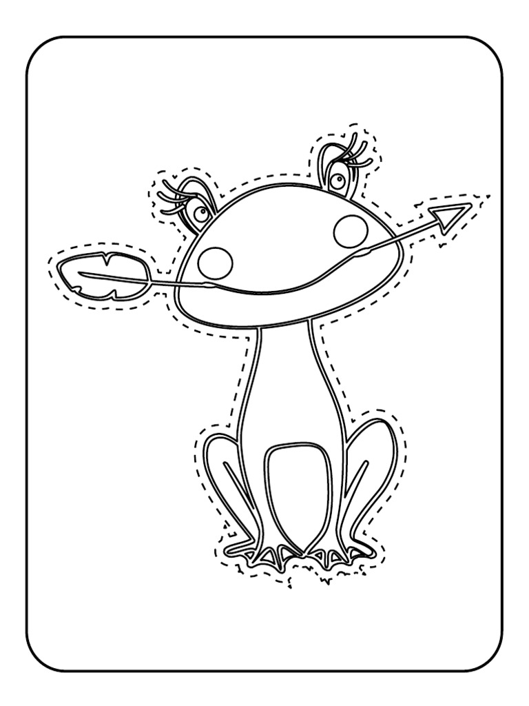 Frog Scissor Skills (20 Pages) | PDF