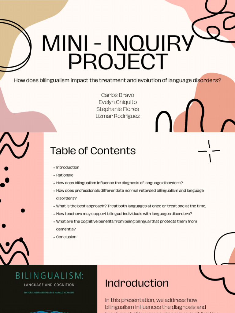 MINI - INQUIRY PROJECT - PSYCHOLINGUISTICS | PDF