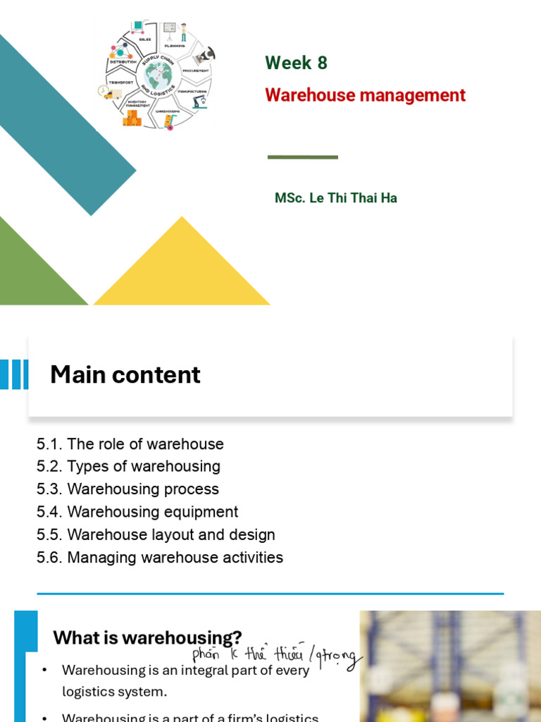 W8 Warehouse Management | PDF | Warehouse | Inventory