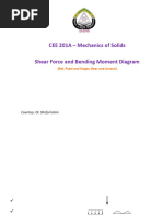 Shear and Moment Sign Conventions | PDF | Beam (Structure) | Mass