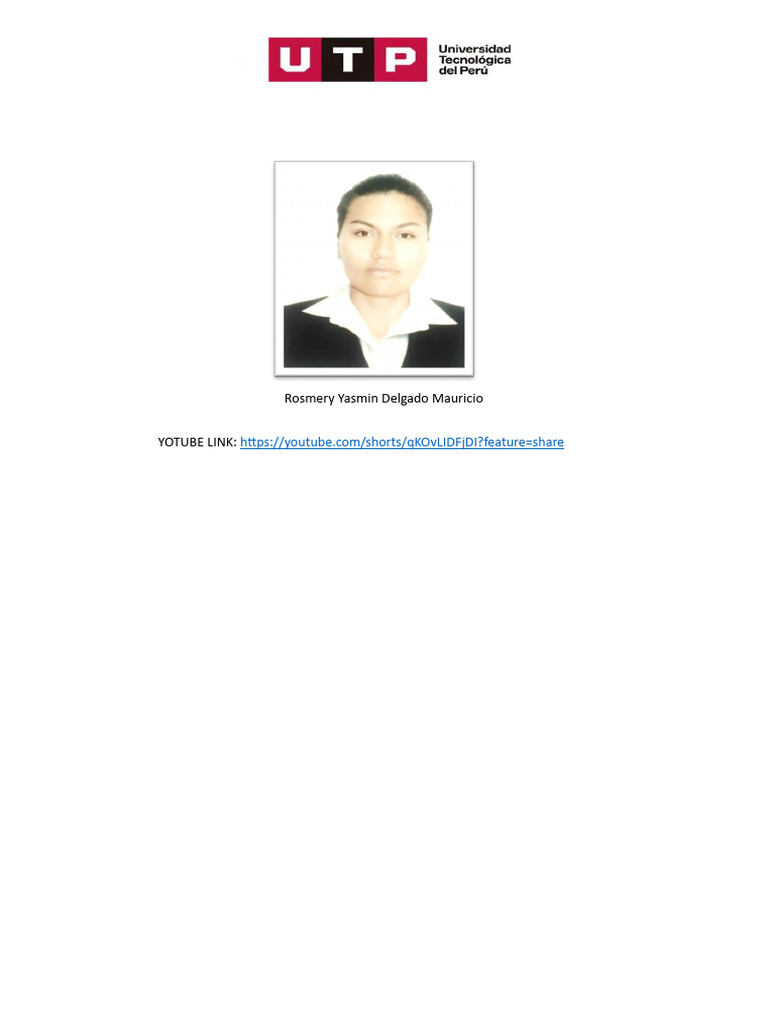 SEMANA I - Ingles I - Rosmery Yasmin Delgado Mauricio | PDF