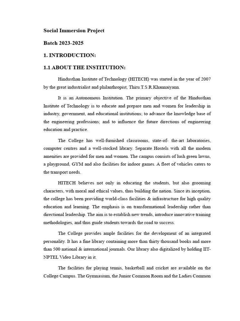 Social Immersion Project | PDF | Waste Management | Water Pollution