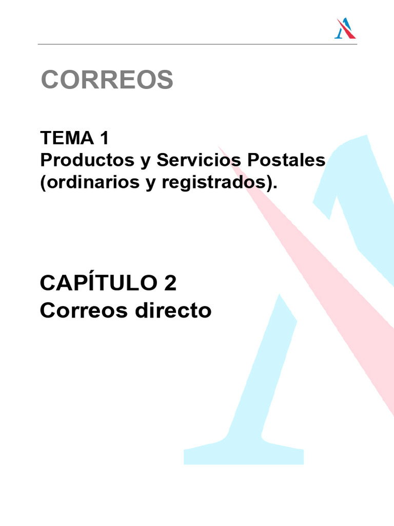Correos T1 C2 | PDF