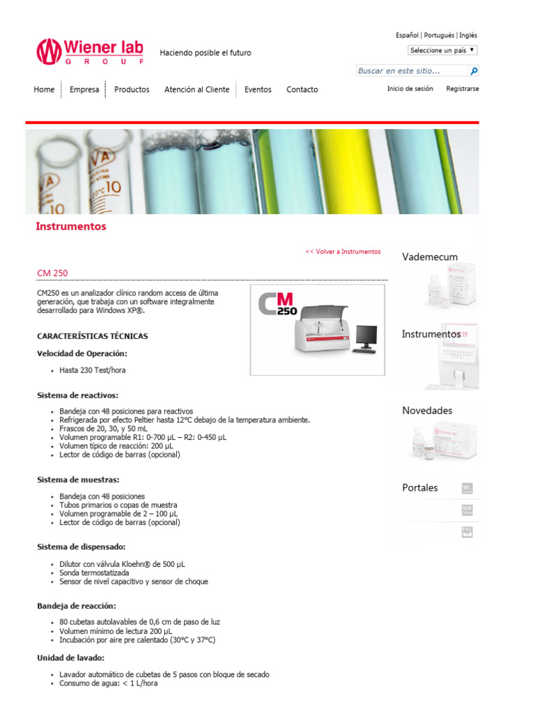 Wiener Lab CM250 | PDF