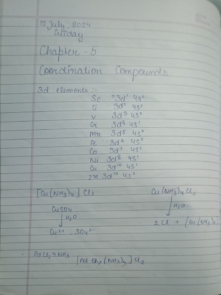 Chem Chapter 5 | PDF | Inorganic Chemistry | Stereochemistry