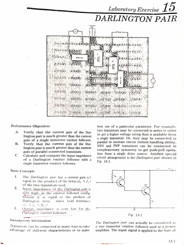 Darlington Pair | PDF