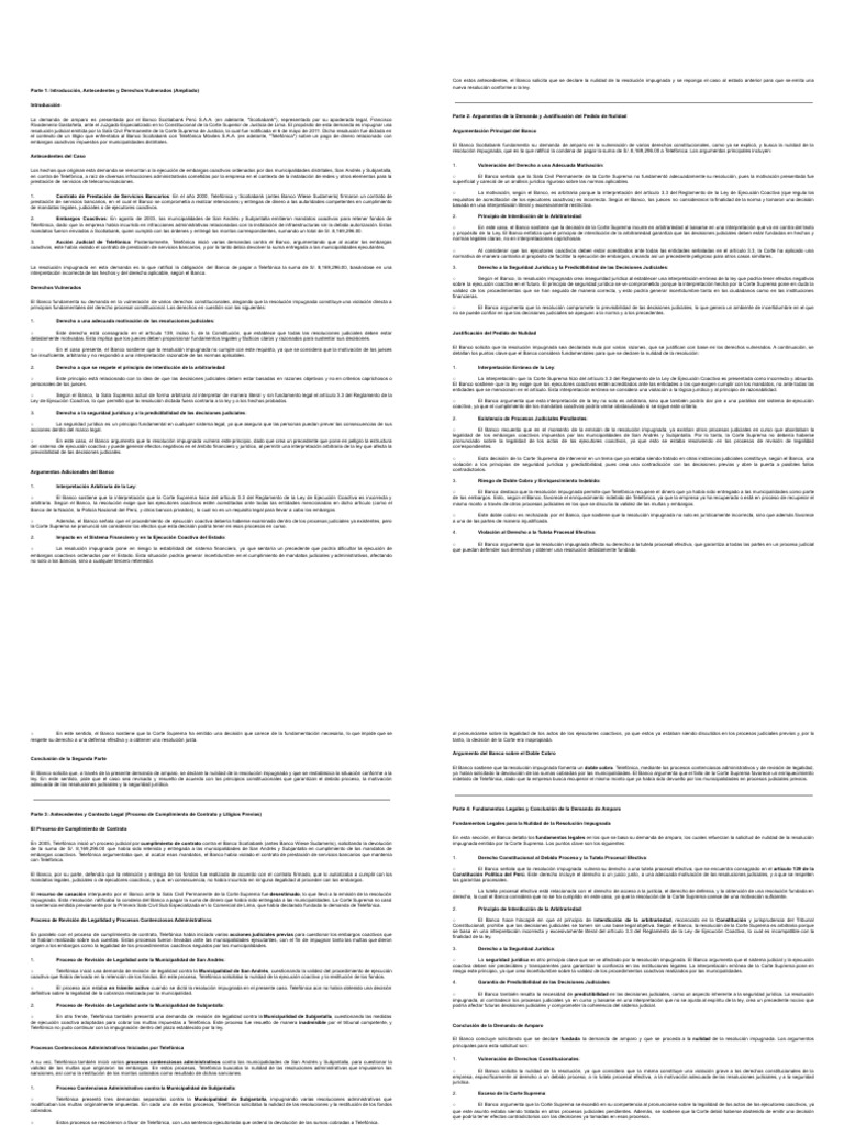 AMPARO - Documentos de Google | PDF | Juez | Debido al proceso