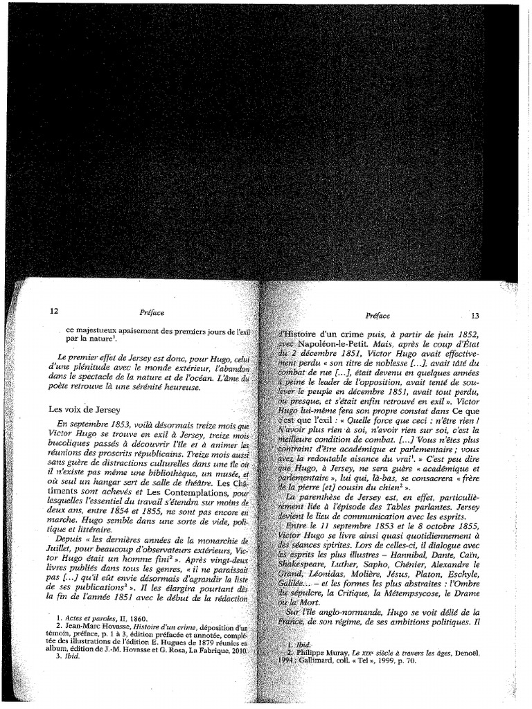Hugo, intro et selection (Tables) | PDF