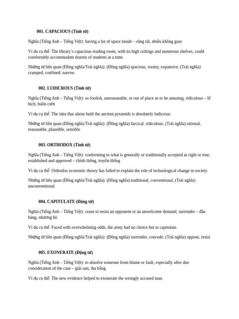 New Vocabs | PDF