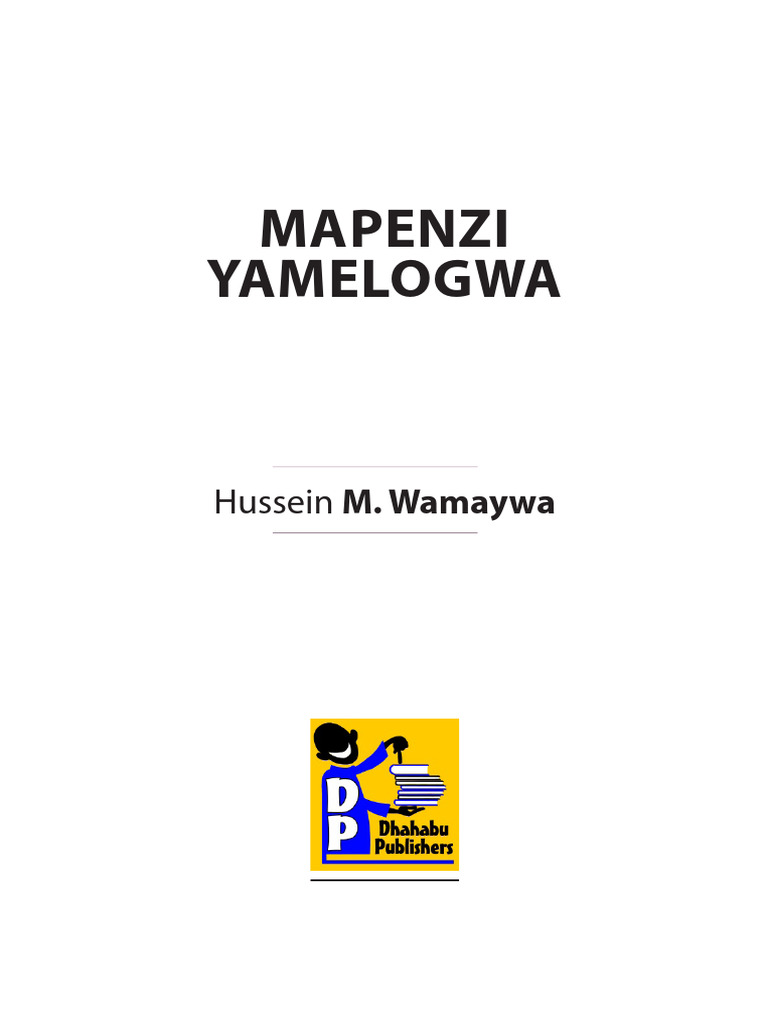 MAPENZI LOGWA FINAL (Font - Myriad Pro) Musa kamili | PDF