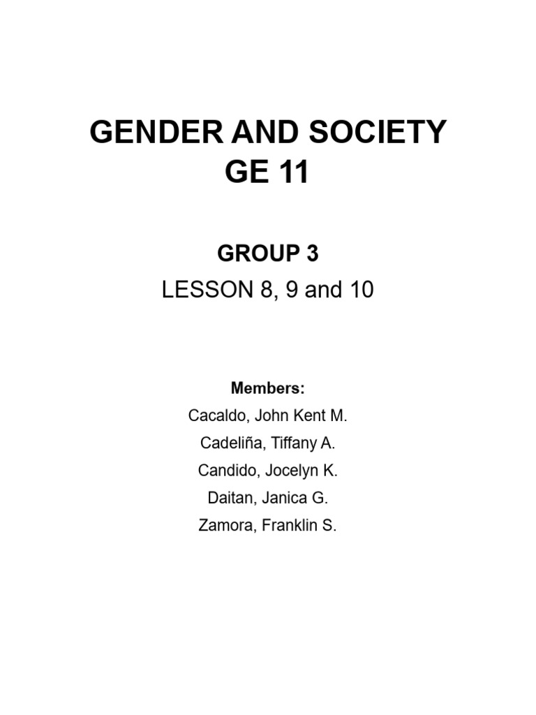 Group 3 Lesson 8 10 Handout | PDF | Love | Senses