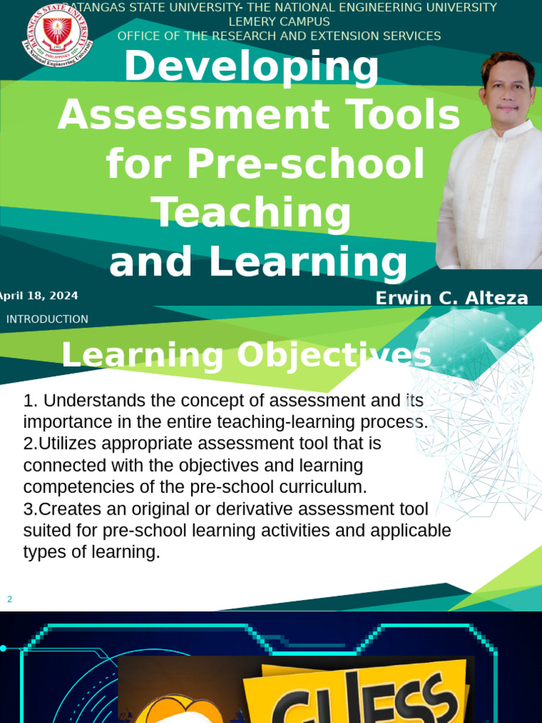 Preschool Assessment Tool Development | PDF | Educational Assessment | Learning