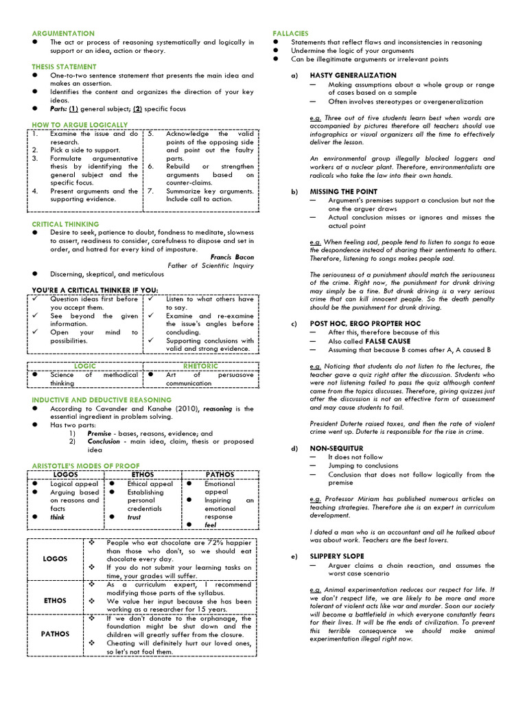 Purcom | PDF | Argument | Fallacy