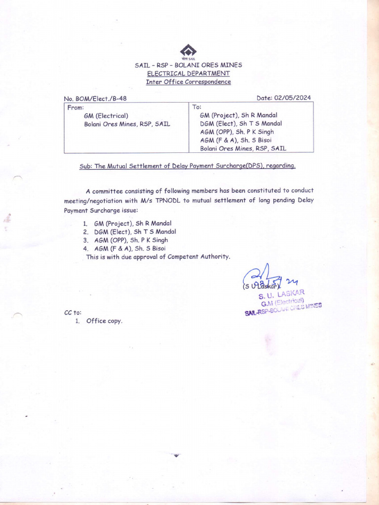 Committee For DPS Case | PDF