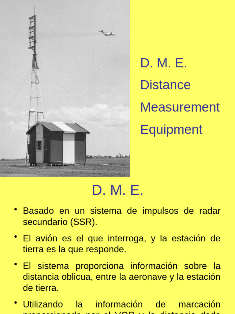 Sistema DME en Aviación: Funciones y Operación | PDF | Antena (Radio ...