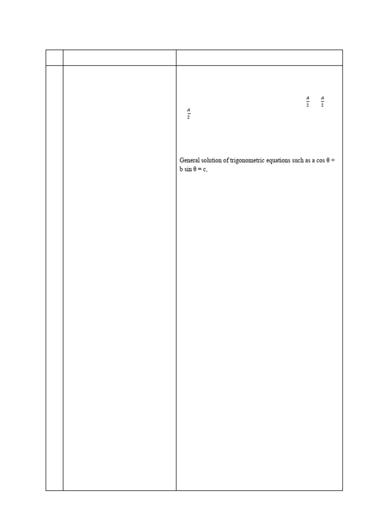 MTH 102 | PDF | Trigonometric Functions | Equations