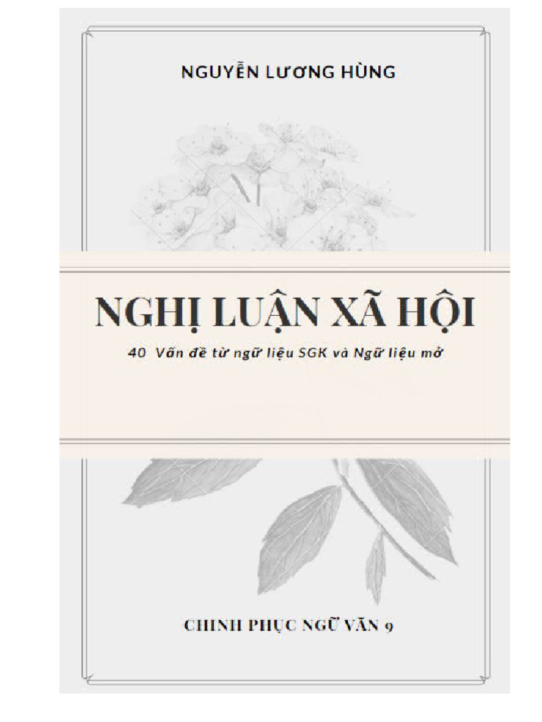 40 de Dap an Nghi Luan Xa Hoi Tu Ngu Lieu Sgk 9 (1) | PDF