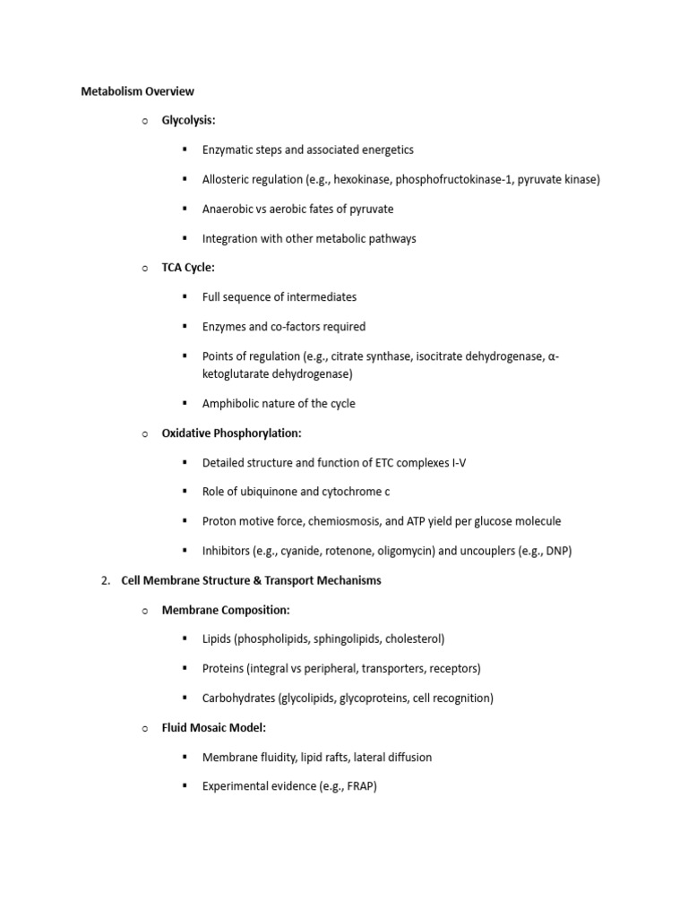 Membrane and Cell Membrane Topics and Flashcards | PDF | Cellular ...