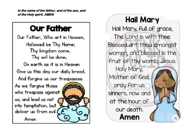 OUR FATHER_ENGLISH | PDF