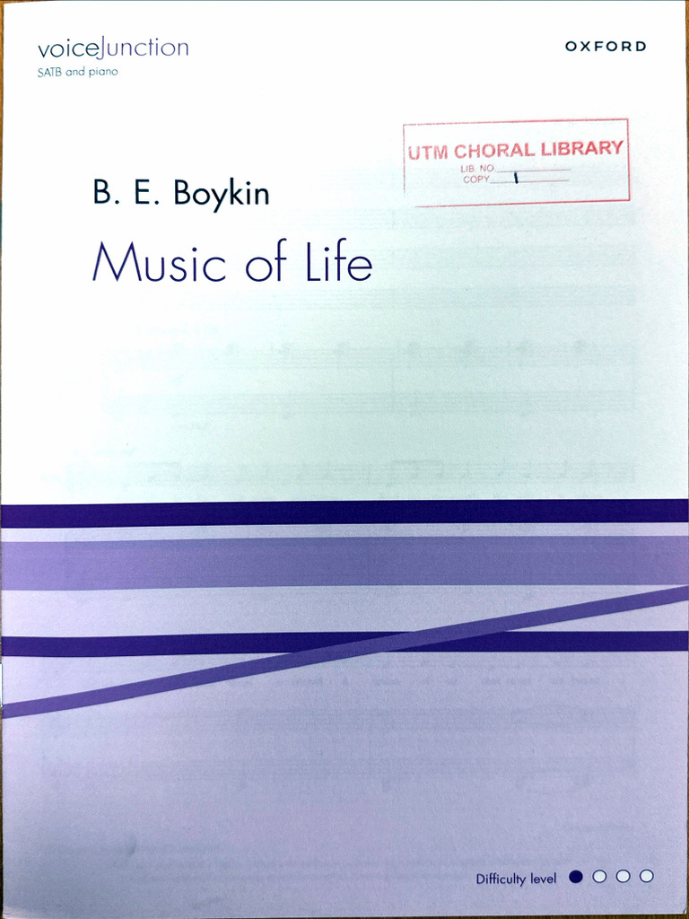 Boykin - Music of Life | PDF
