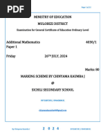 Ecz g9 Maths p1 2023 - 2014 Compiled by KDC | PDF