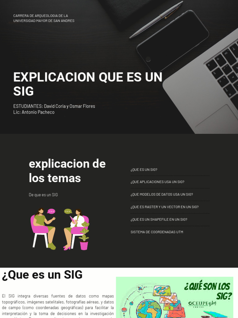 Que es un SIG | PDF | Sistema de información geográfica | Datos ...