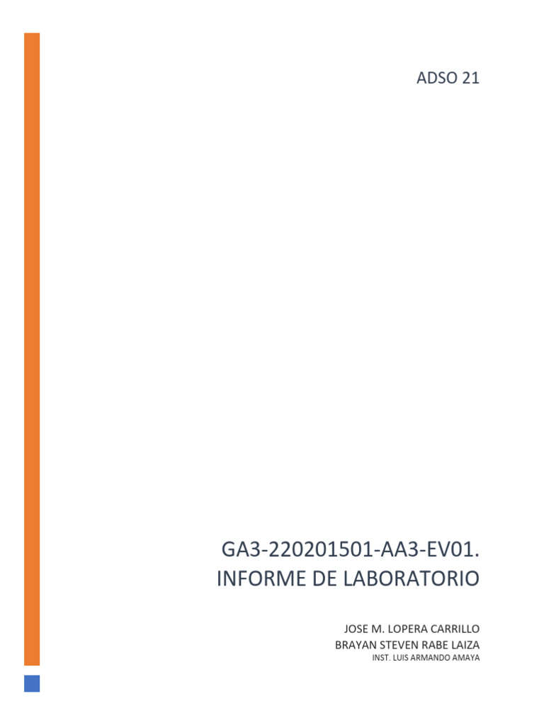 GA3 220201501 AA3 EV01. Informe de Laboratorio | PDF | Ingenieria Eléctrica | Energía solar