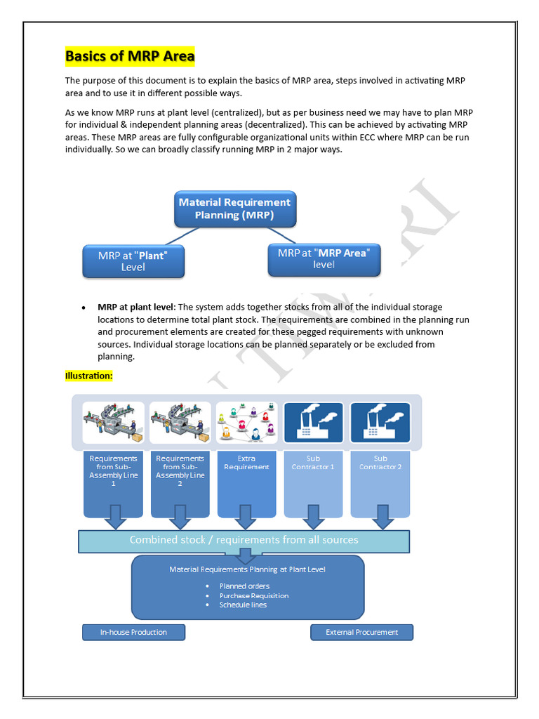 Understanding MRP Areas in SAP | PDF | Software Engineering | Computer ...
